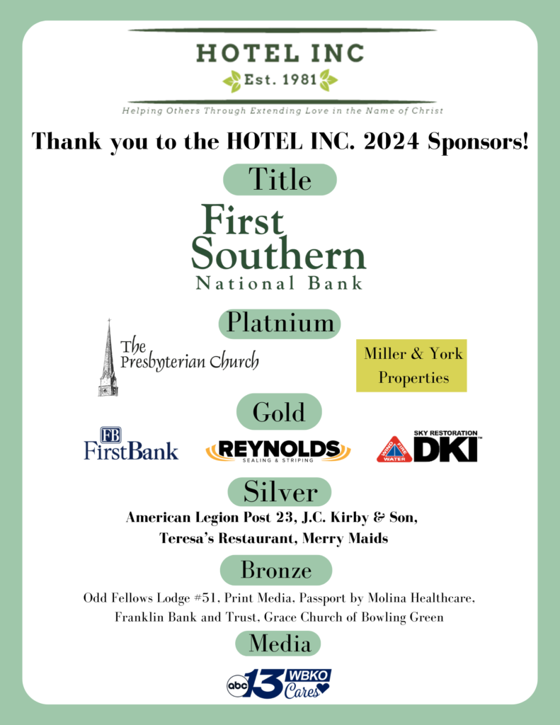 Business Sponsors & Grantors - HOTEL INC